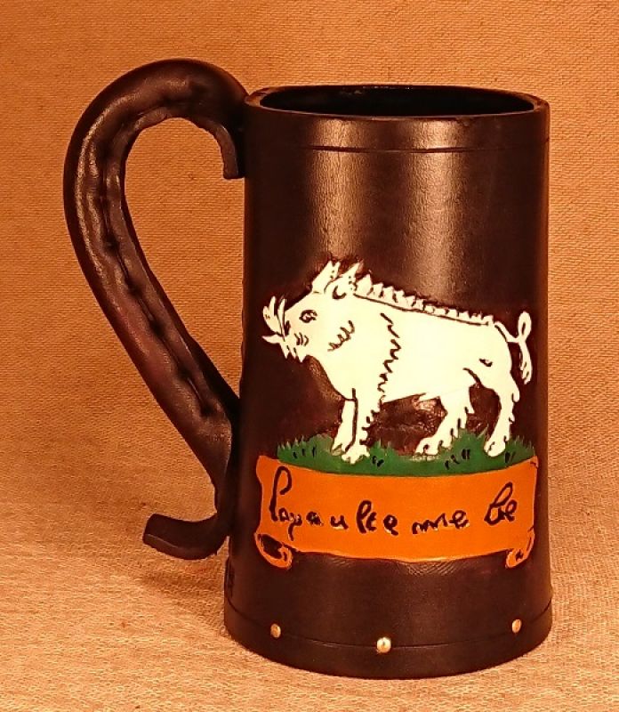 Richard III Boar Leather Tankards, Jacks and Goblets • Hidebound